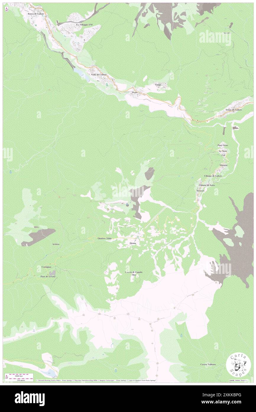 Monte Rite, Provincia di Belluno, IT, Italien, Venetien, n 46 23' 12 ...