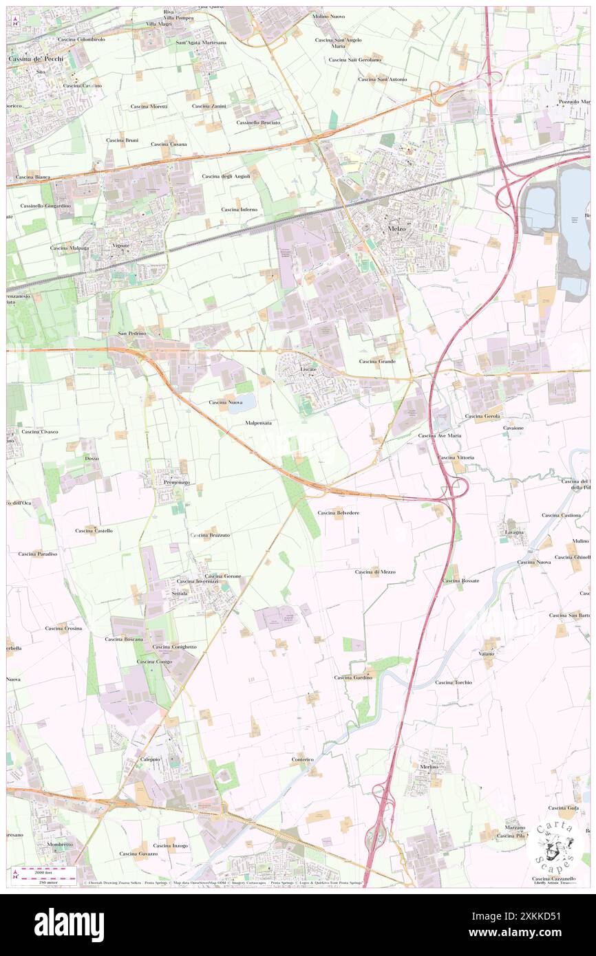 Liscate, Città metropolitana di Milano, IT, Italien, Lombardei, N 45 28 ...
