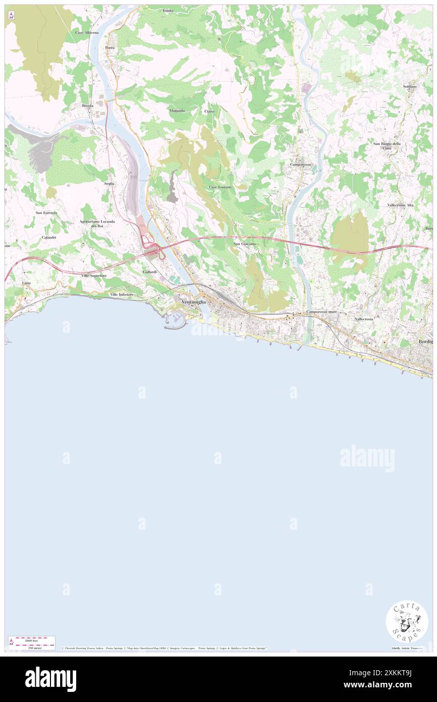 Spiaggia Ventimiglia, Provincia di Imperia, IT, Italien, Ligurien, n 43 ...