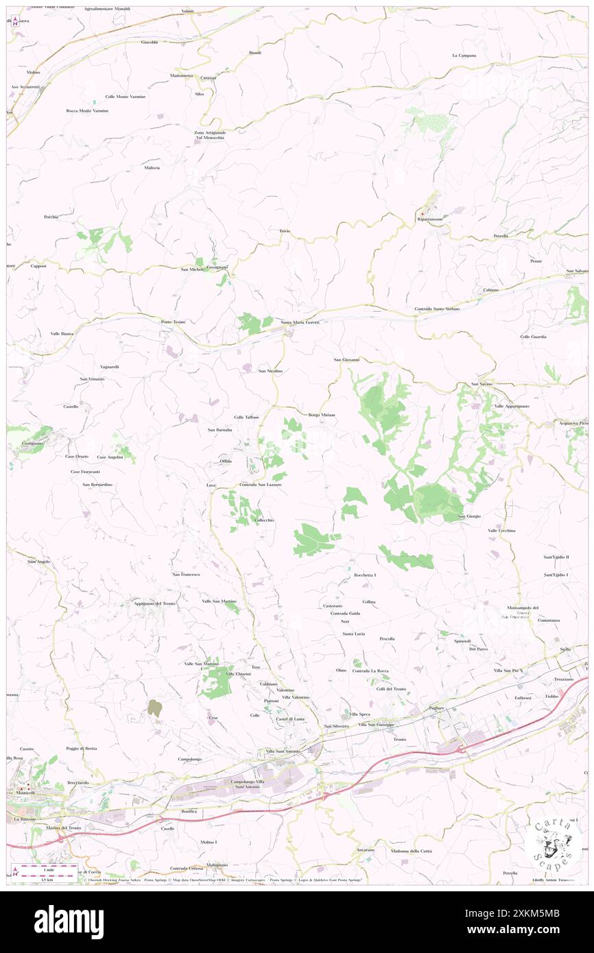 Offida, Provincia di Ascoli Piceno, IT, Italien, die Marken, N 42 56' 8 ...