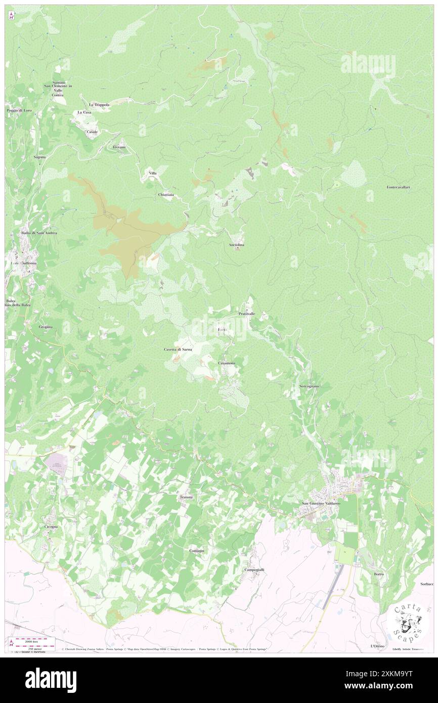 Faeto, Provinz Arezzo, IT, Italien, Toskana, n 43 34' 51''', N 11 40 ...