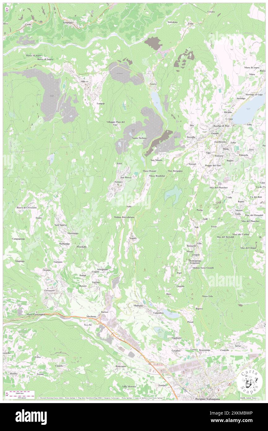 Valle, Provincia autonoma di Trient, IT, Italien, Trentino-Südtirol, N ...