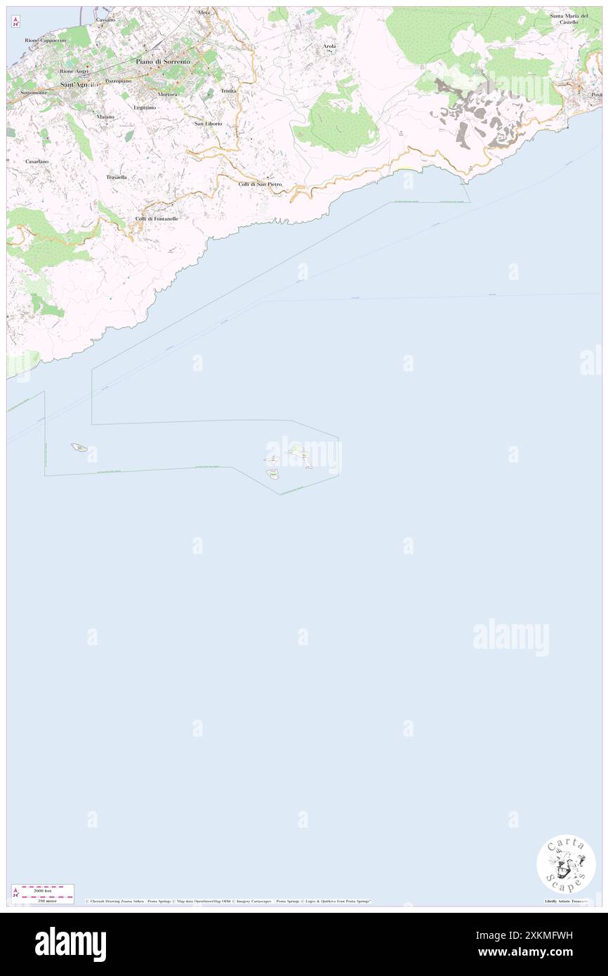 Gallo Lungo, IT, Italien, Kampanien, N 40 34' 55''', N 14 26' 6 ...