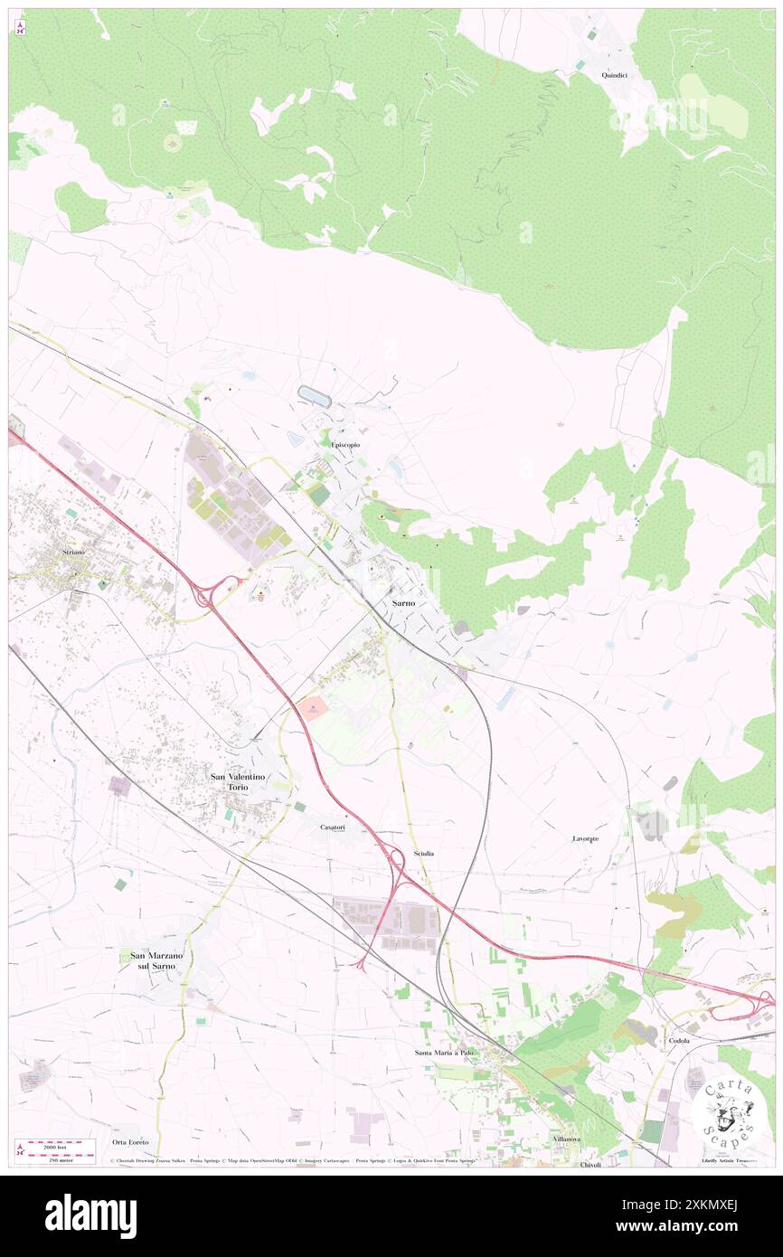 Stazione di Sarno, Provincia di Salerno, IT, Italien, Kampanien, n 40 ...