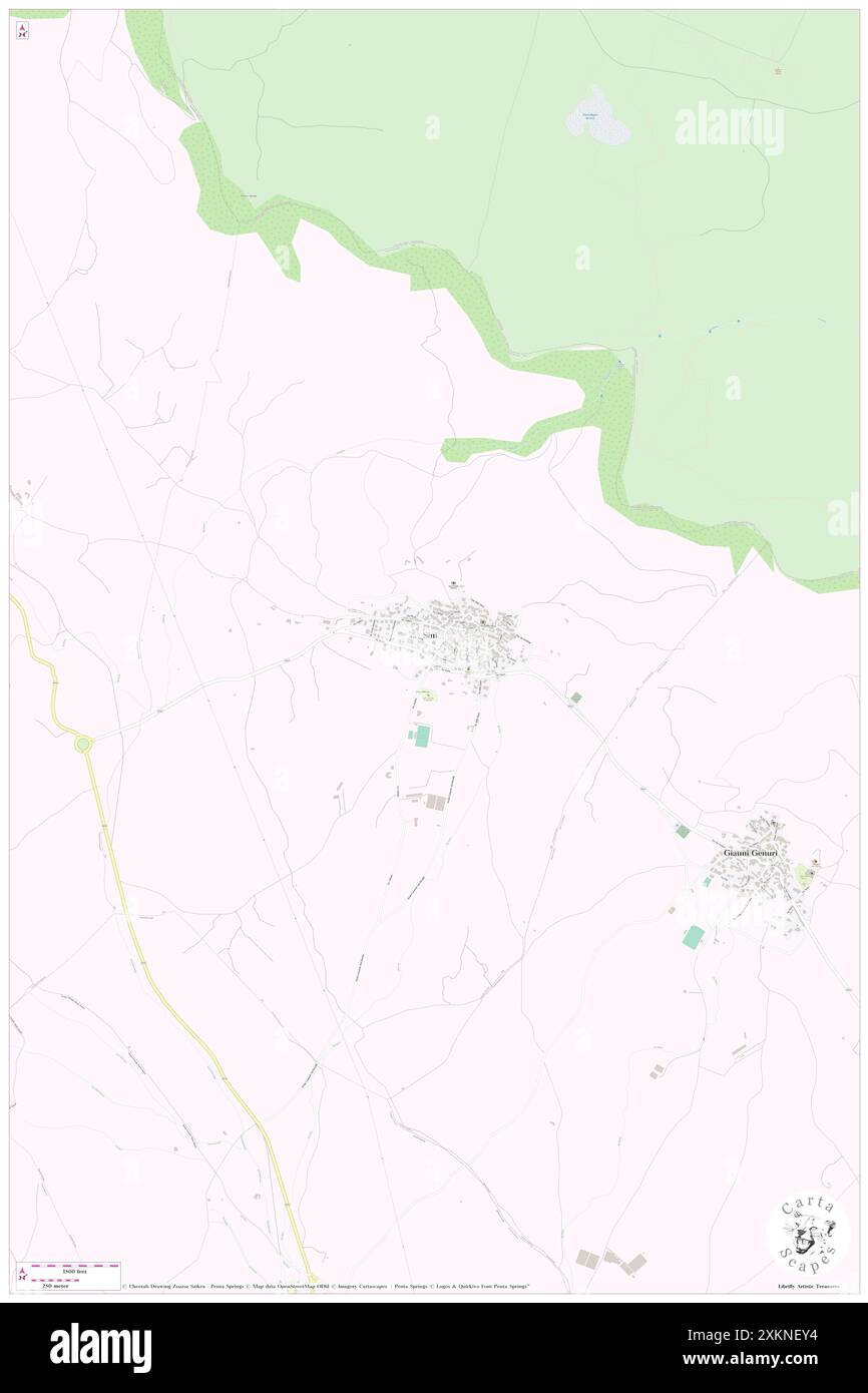 Sini, Provincia di Oristano, IT, Italien, Sardinien, n 39 45' 12'', N 8 ...