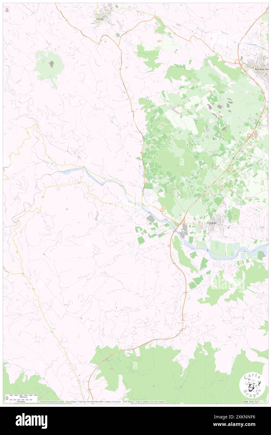 Punte San Paole, IT, Italien, Sardinien, N 39 48' 10''', N 9 35' 44 ...