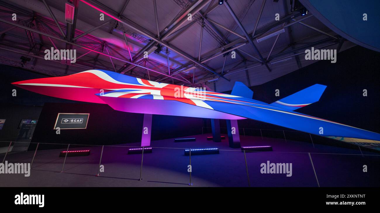 Farnborough, England, Großbritannien. Juli 2024. Die Farnborough ...
