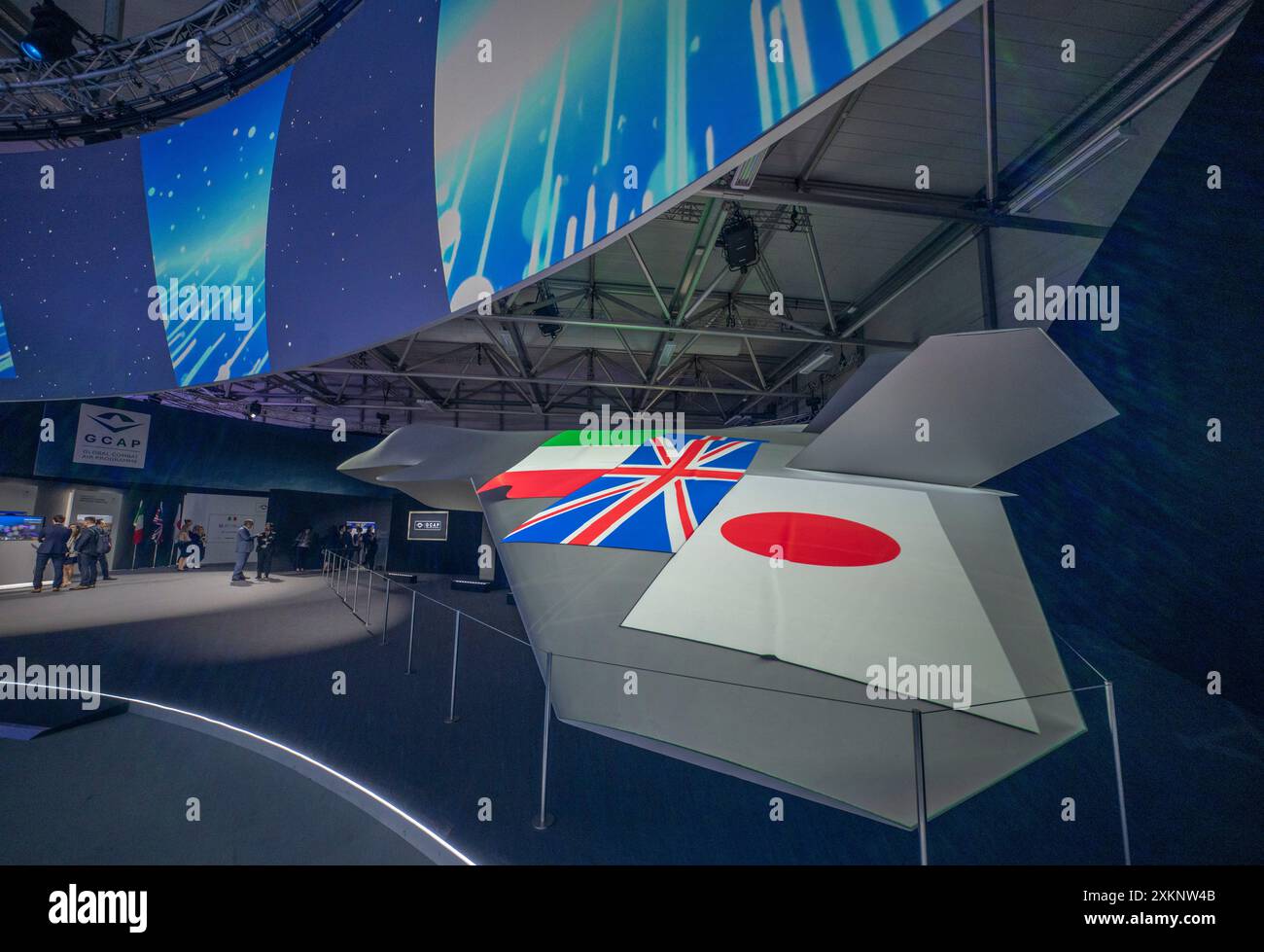 Farnborough, England, Großbritannien. Juli 2024. Die Farnborough ...