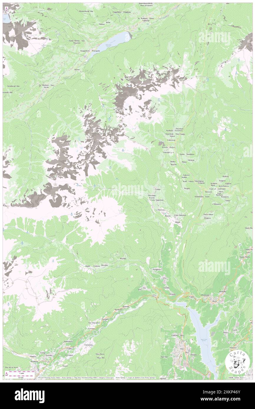 Rumo, Provincia autonoma di Trient, IT, Italien, Trentino-Südtirol, N ...
