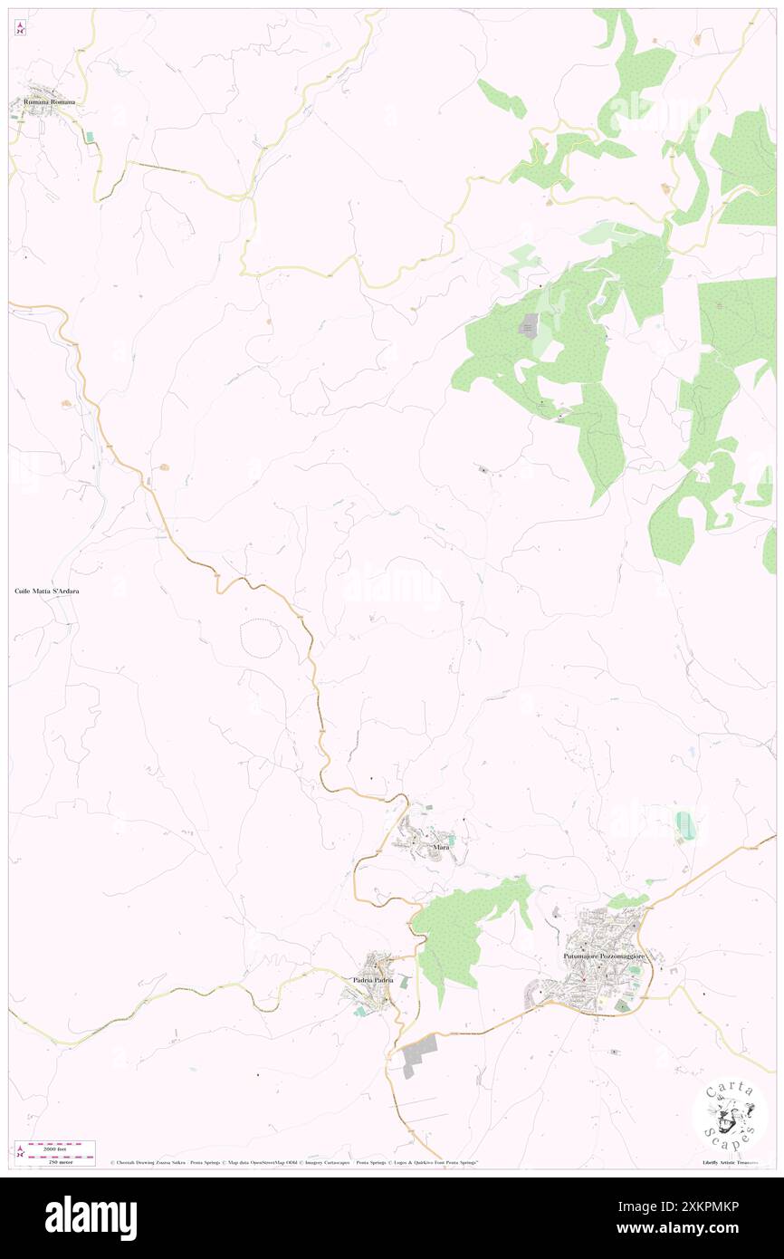 Mara, Provincia di Sassari, IT, Italien, Sardinien, n 40 24' 36''', N 8 ...