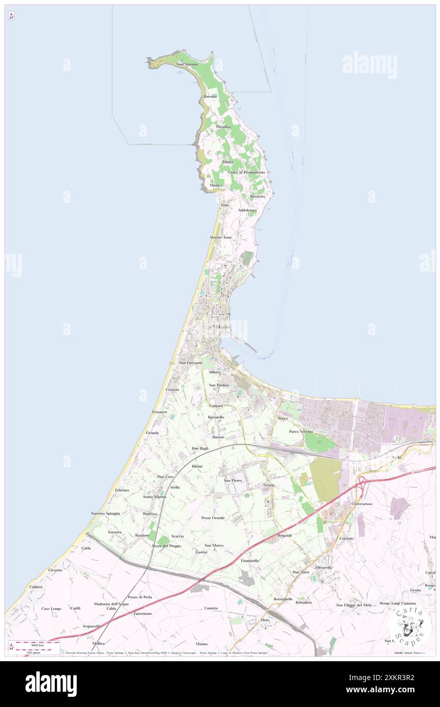 Milazzo, Messina, IT, Italien, Sizilien, n 38 13' 9'', N 15 14' 34 ...