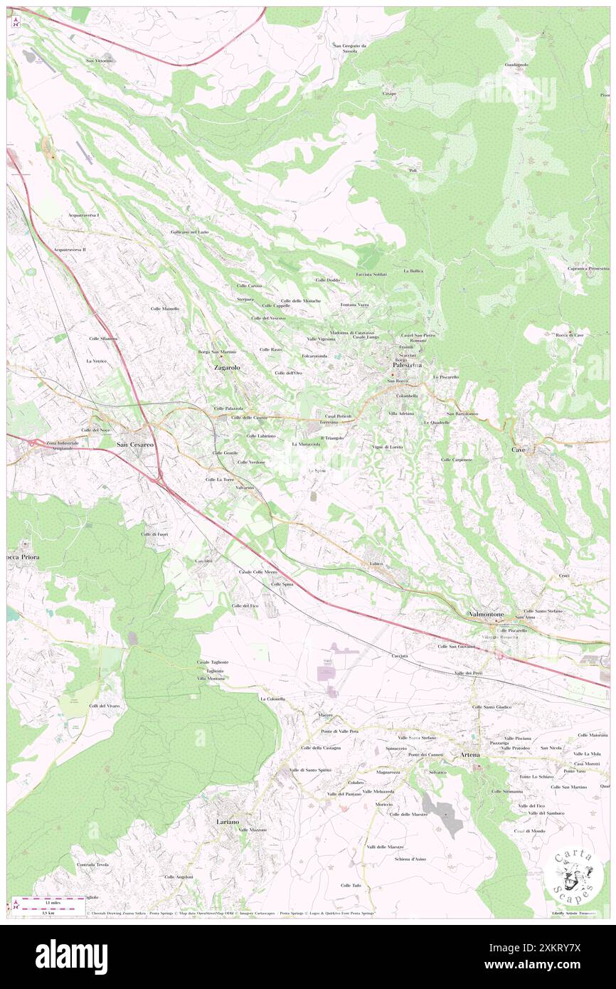 Palestrina, Città metropolitana di Roma Capitale, IT, Italien, Latium ...