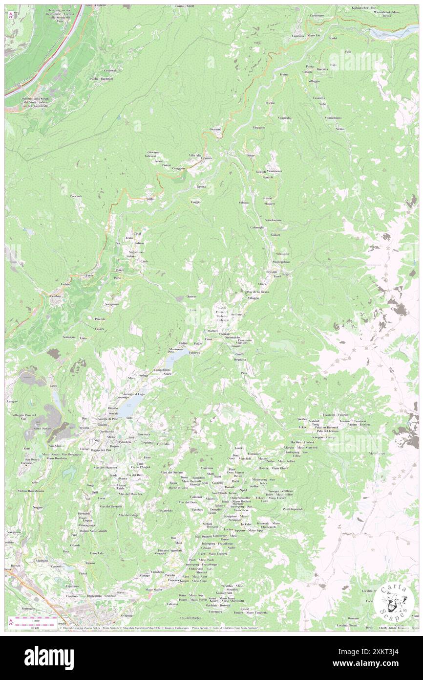 Lona-Lases, Provincia autonoma di Trient, IT, Italien, Trentino ...