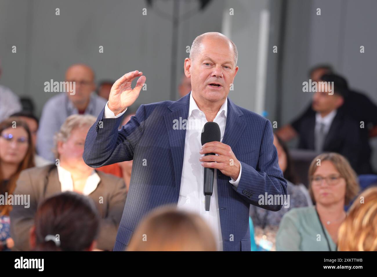 Bundeskanzler Scholz beim Kanzlergespraech in Saarbrücken Bundeskanzler Olaf Scholz beim ...
