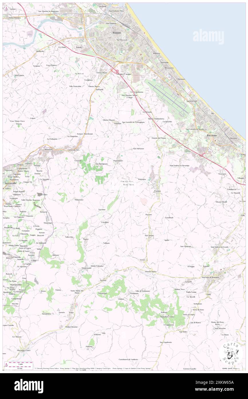 Coriano, Provincia di Rimini, IT, Italien, Emilia-Romagna, n 43 58' 8 ...