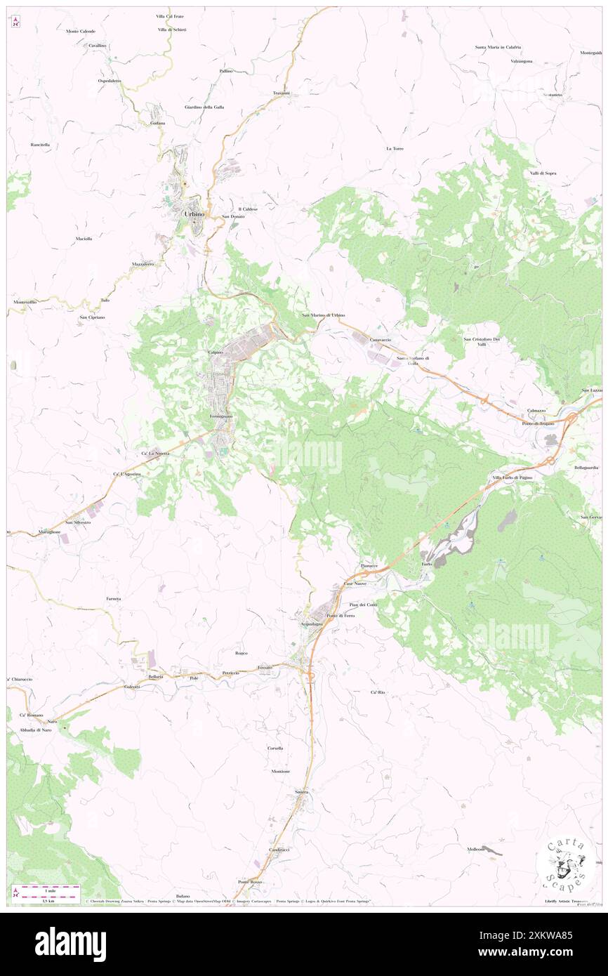 Fermignano, Provincia di Pesaro e Urbino, IT, Italien, die Marken, N 43 ...