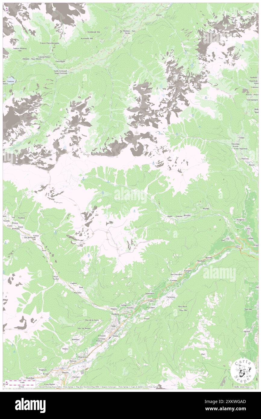Bresimo, Provincia autonoma di Trient, IT, Italien, Trentino-Südtirol ...