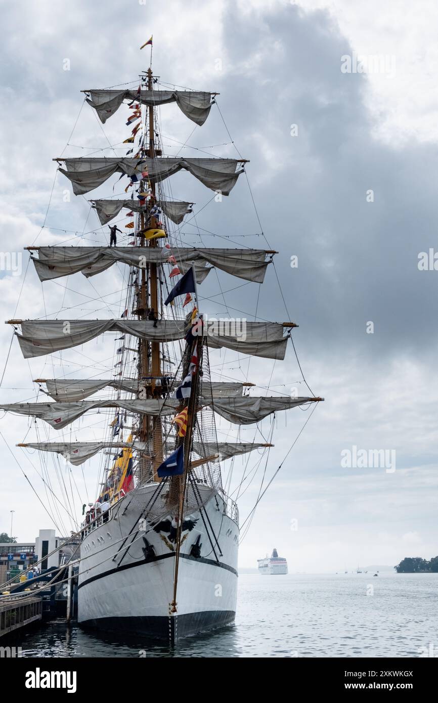 MARIEHAMN, Åland, FINNLAND - 24. JULI 2024: Das beeindruckende ...