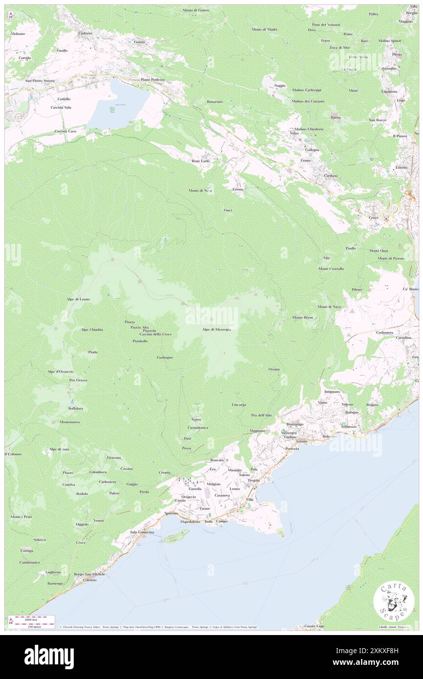 Monte di Tremezzo, Provincia di Como, IT, Italien, Lombardei, n 46 0' 6 ...