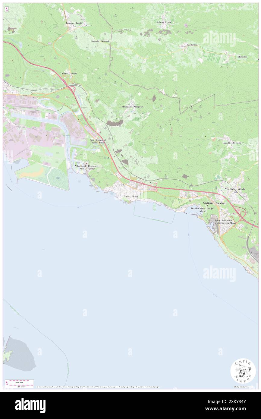 Duino, Triest, IT, Italien, Friaul-Julisch Venetien, n 45 46' 24'', N ...