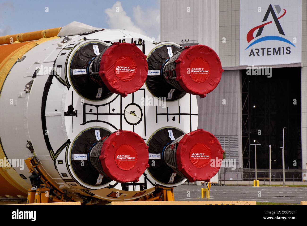 Kennedy Space Center, Brevard County, Florida, USA. 24. Juli 2024 nach dem Abschluss der Reise ...