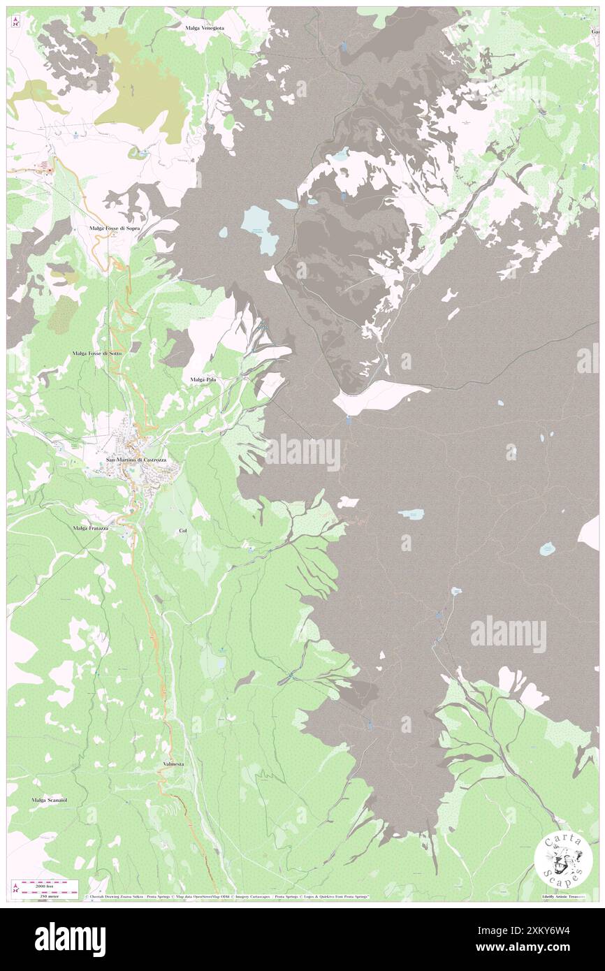 Cima della Rosetta, , IT, Italien, Venetien, n 46 15' 46''', N 11 49 ...
