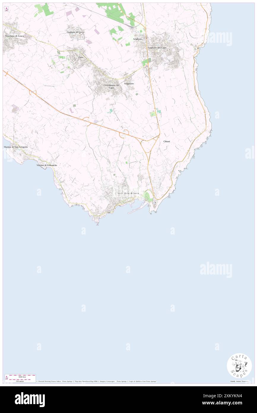Leuca, Provincia di Lecce, IT, Italien, Apulien, n 39 47' 58'', N 18 21 ...