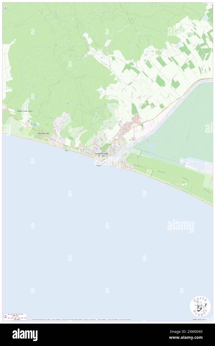 Fiume Bruna, , IT, Italien, , n 42 45' 41''', N 10 52' 55''', Karte ...