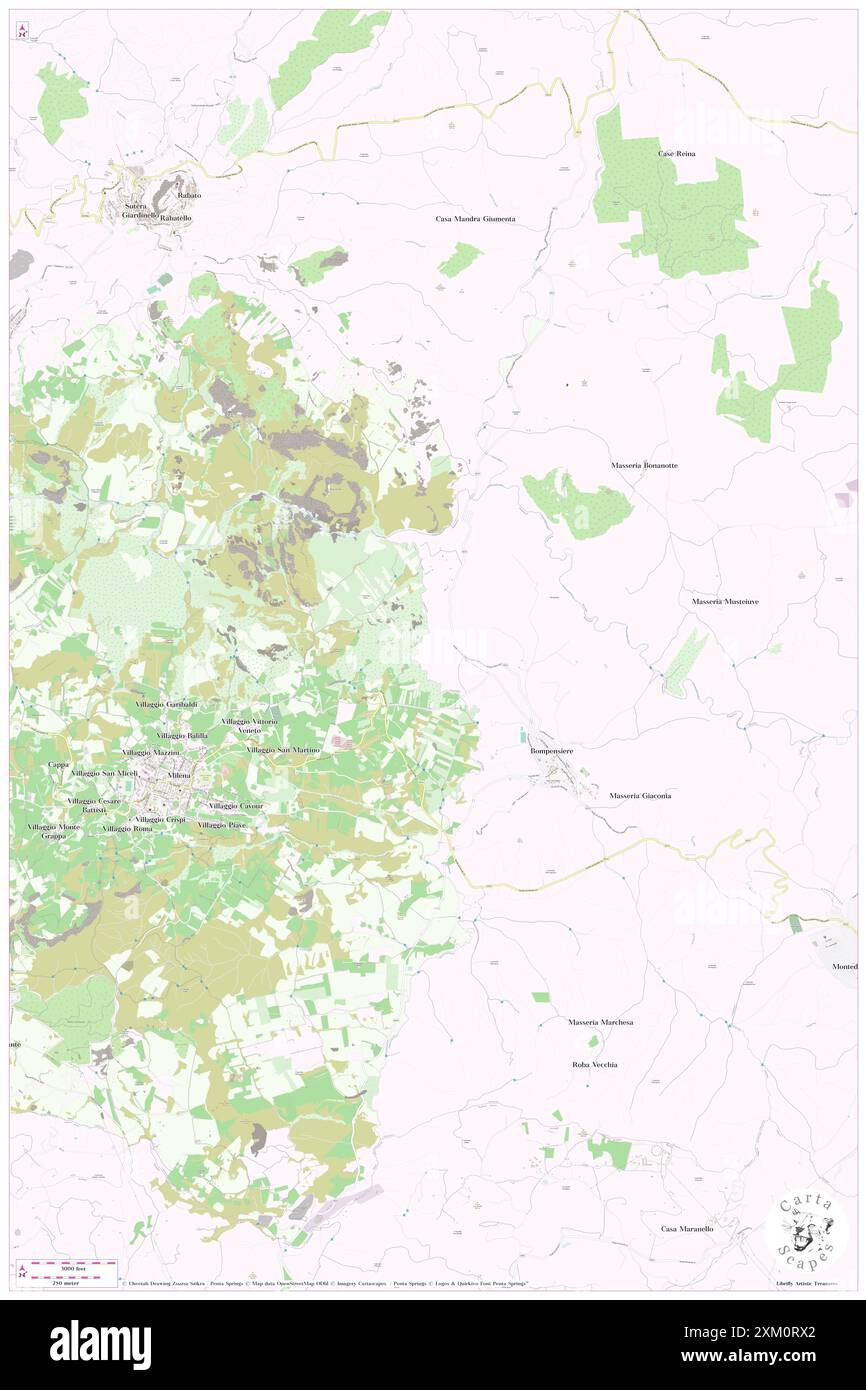 Fiume Salito, IT, Italien, Sizilien, n 37 28' 59''', N 13 46' 0 ...