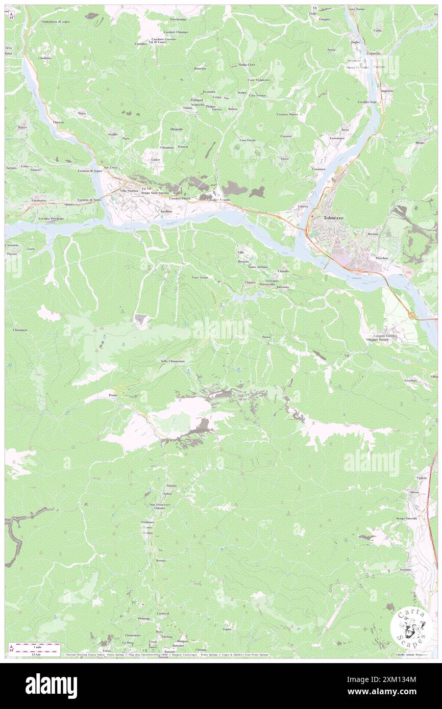 Verzegnis, Udine, IT, Italien, Friaul-Julisch Venetien, n 46 23' 19 ...