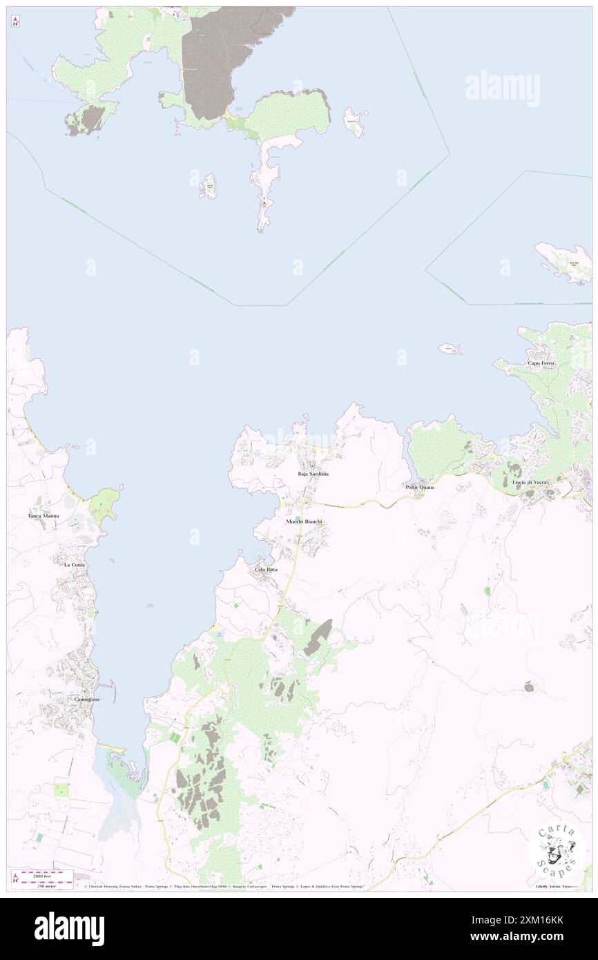 La Bisaccia, Provincia di Sassari, IT, Italien, Sardinien, n 41 8' 24 ...