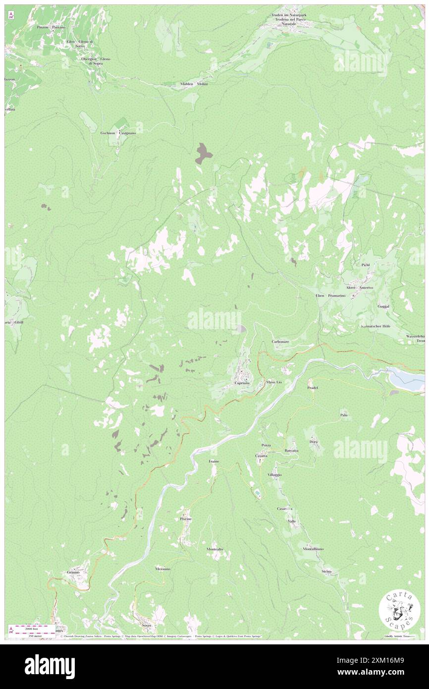 Capriana, Provincia autonoma di Trient, IT, Italien, Trentino-Südtirol ...
