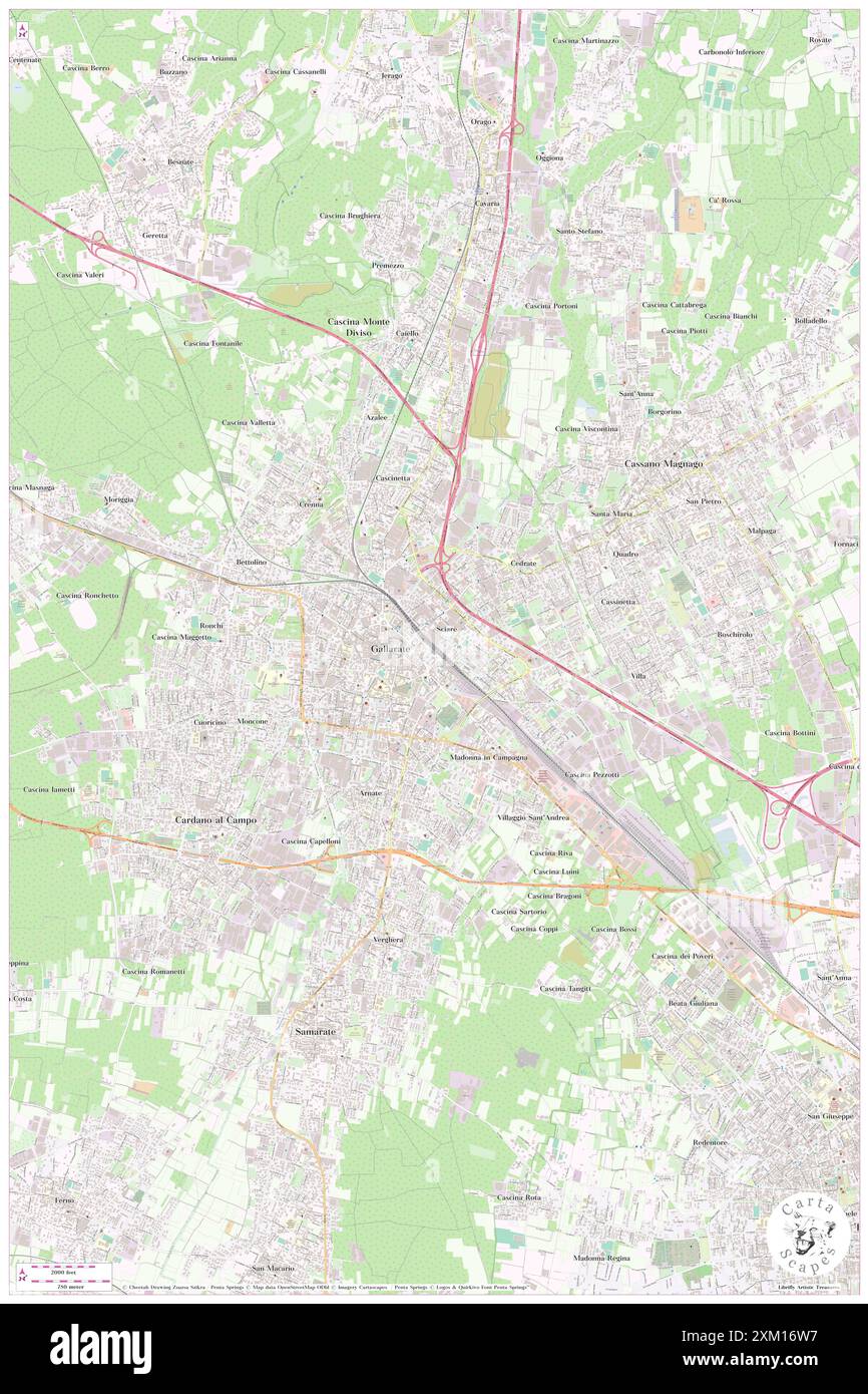 Stazione di Gallarate, Provincia di Varese, IT, Italien, Lombardei, n ...
