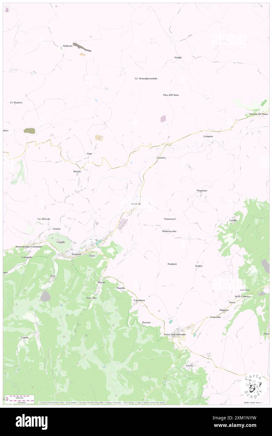 Torricella, Provincia di Pesaro e Urbino, IT, Italien, die Marken, N 43 ...