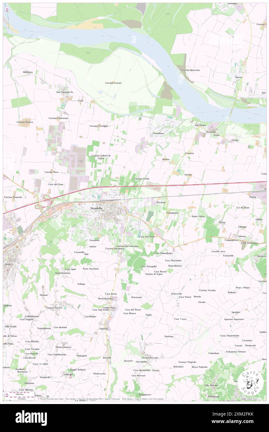 Stradella, Provincia di Pavia, IT, Italien, Lombardei, n 45 4' 28''', N ...