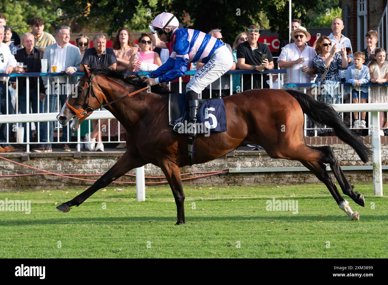 Windsor, Berkshire, Großbritannien. Juli 2024. Pferd Houstonn, geritten ...