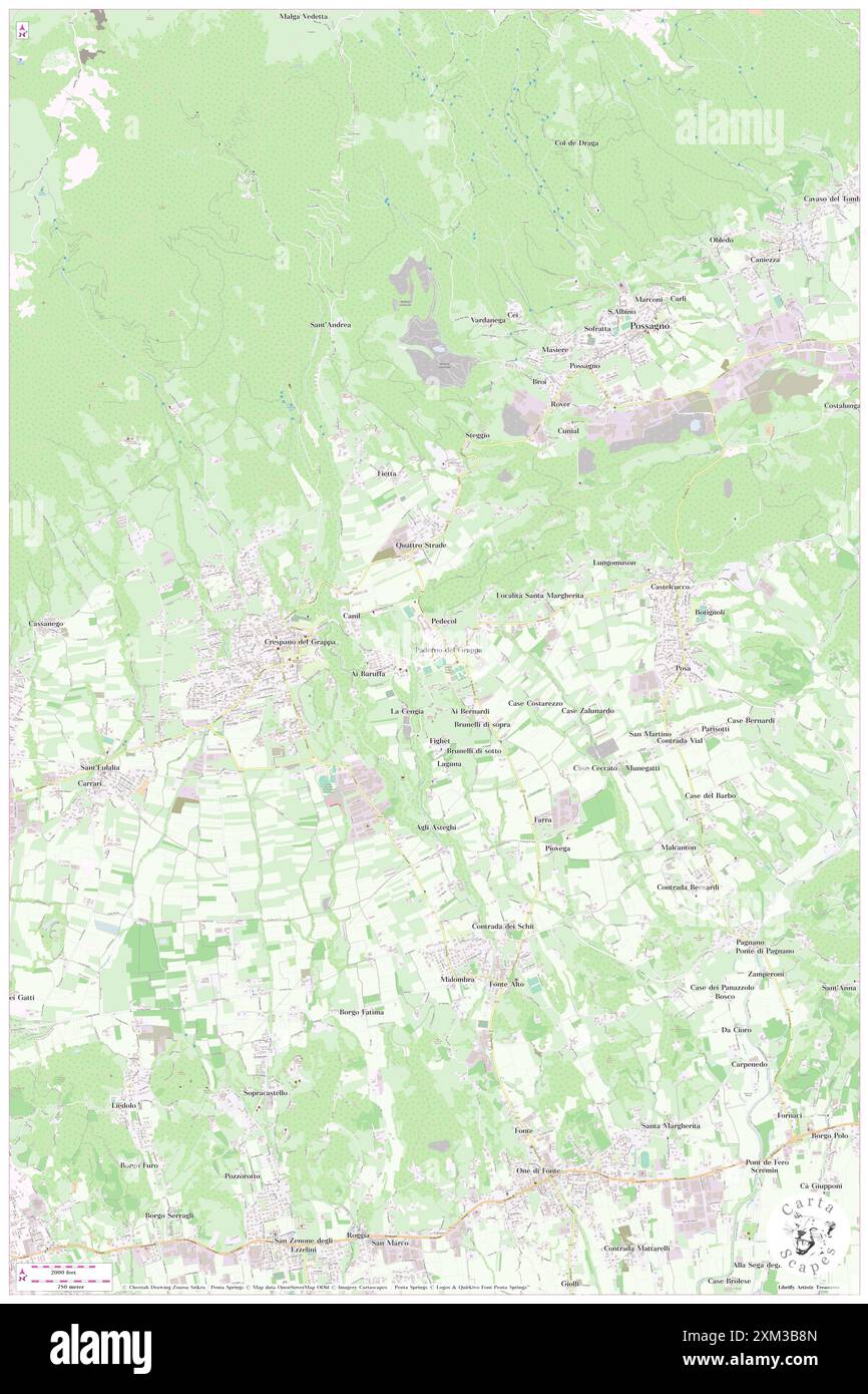 Paderno, Provincia di Treviso, IT, Italien, Venetien, n 45 49' 40''', N ...