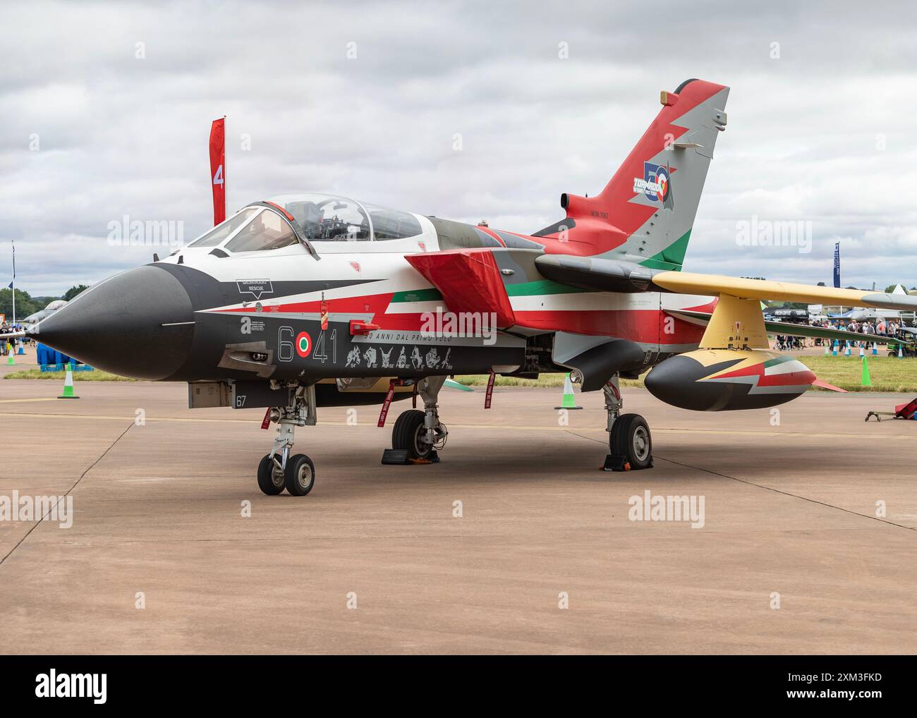 Deutsche Luftwaffe Panavia Tornado, während der Royal International Air ...
