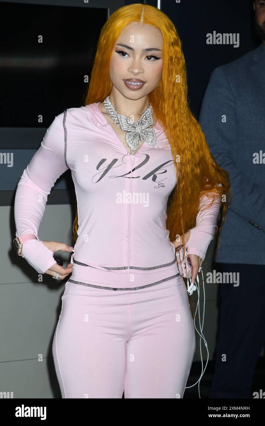 New York, NY, USA. Juli 2024. Ice Spice wird am 25. Juli 2024 bei der ...