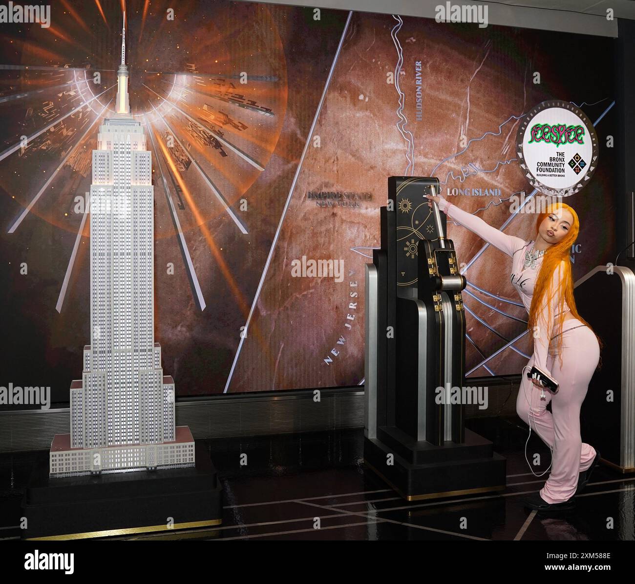 Ny. Juli 2024. Ice Spice bei einem öffentlichen Auftritt für Ice Spice ...