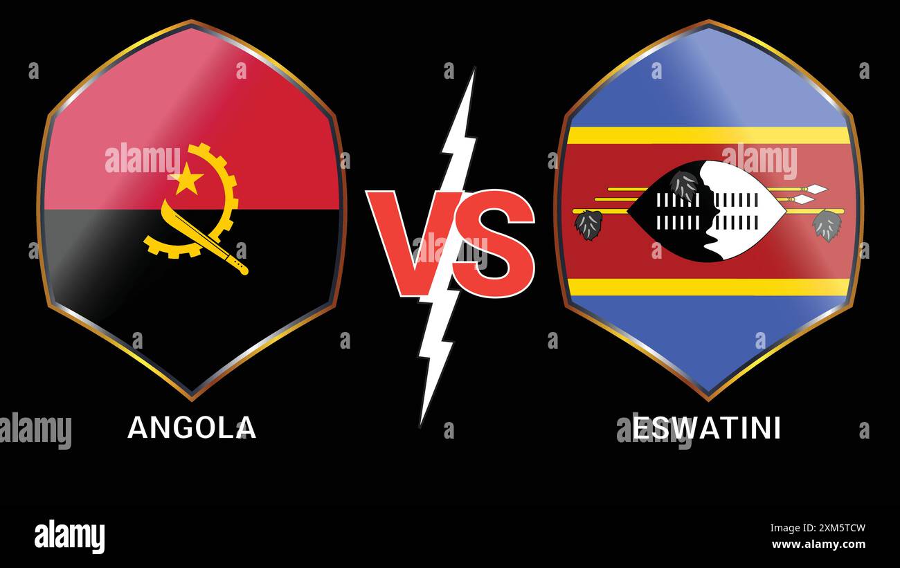 Angola eswatini flagge Stock-Vektorgrafiken kaufen - Alamy