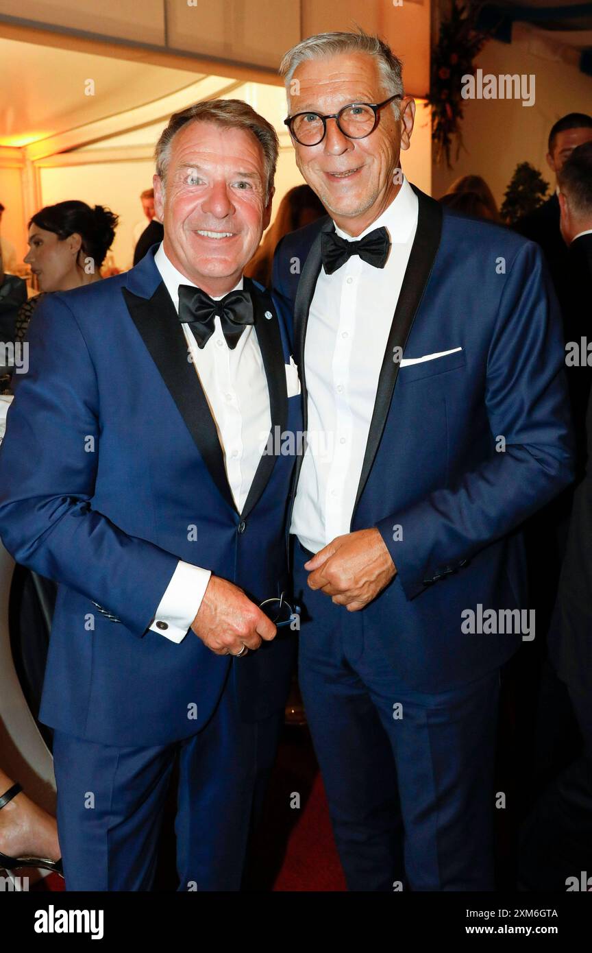Patrick Lindner mit Ehemann Peter Schäfer beim Staatsempfang nach der ...