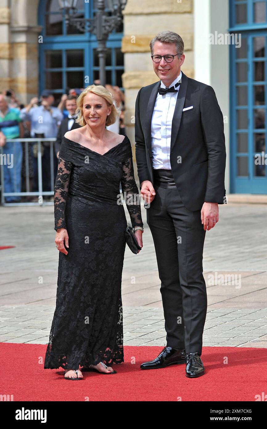 Richard-Wagner-Festspiele. Markus und Janet Blume anläßlich der ...