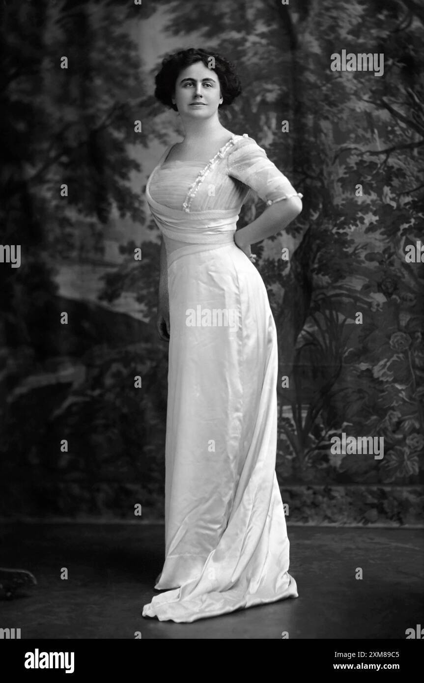 Edith Wilson. Porträt der amerikanischen First Lady, Edith Wilson (1872 ...