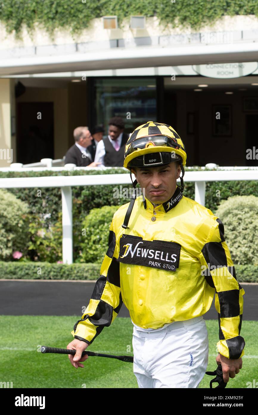 Ascot, Berkshire, Großbritannien. Juli 2024. PferdeMiss Fascinator ...