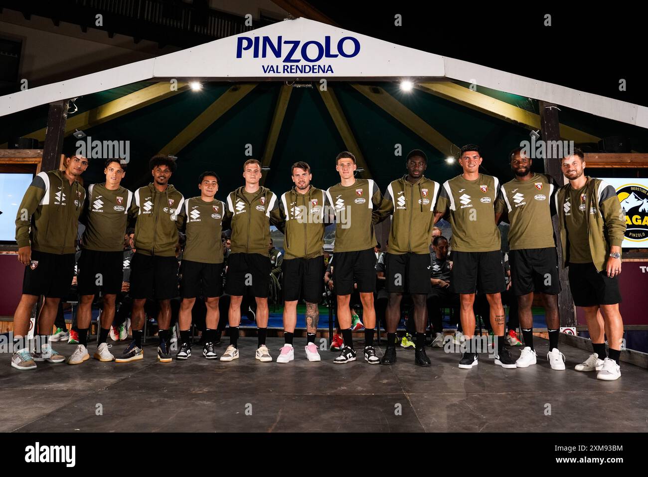 Pinzolo, Italien. Juni 2024. Torinos Spieler, der an der offiziellen ...