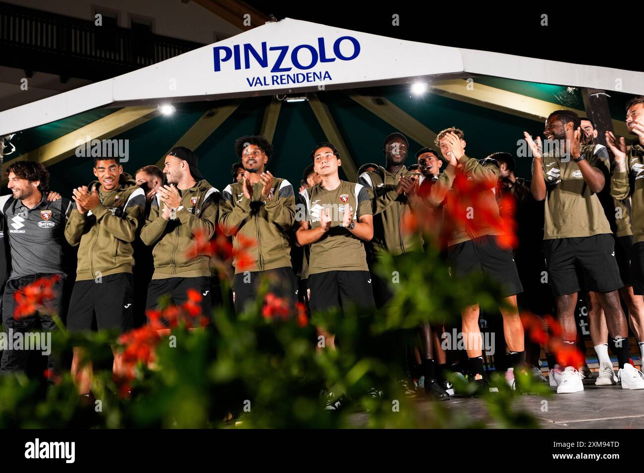 Pinzolo, Italien. Juni 2024. Torinos Spieler, der an der offiziellen ...