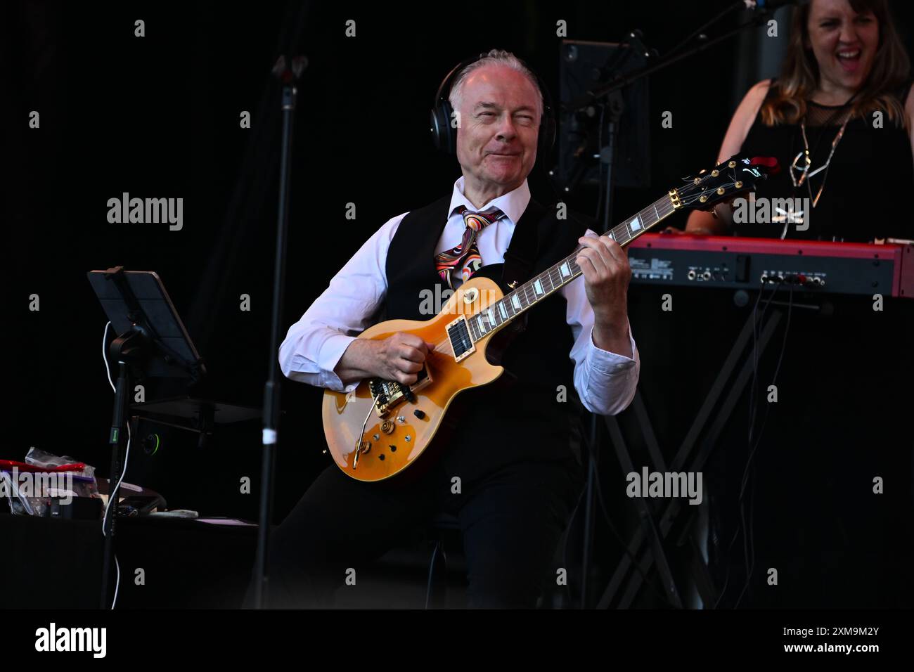 Beauly, Inverness, Schottland. Donnerstag, 26. Juli 2024. Robert Fripp ...