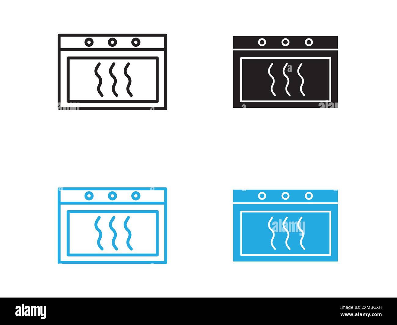 Backofen piktogramm Stock-Vektorgrafiken kaufen - Alamy