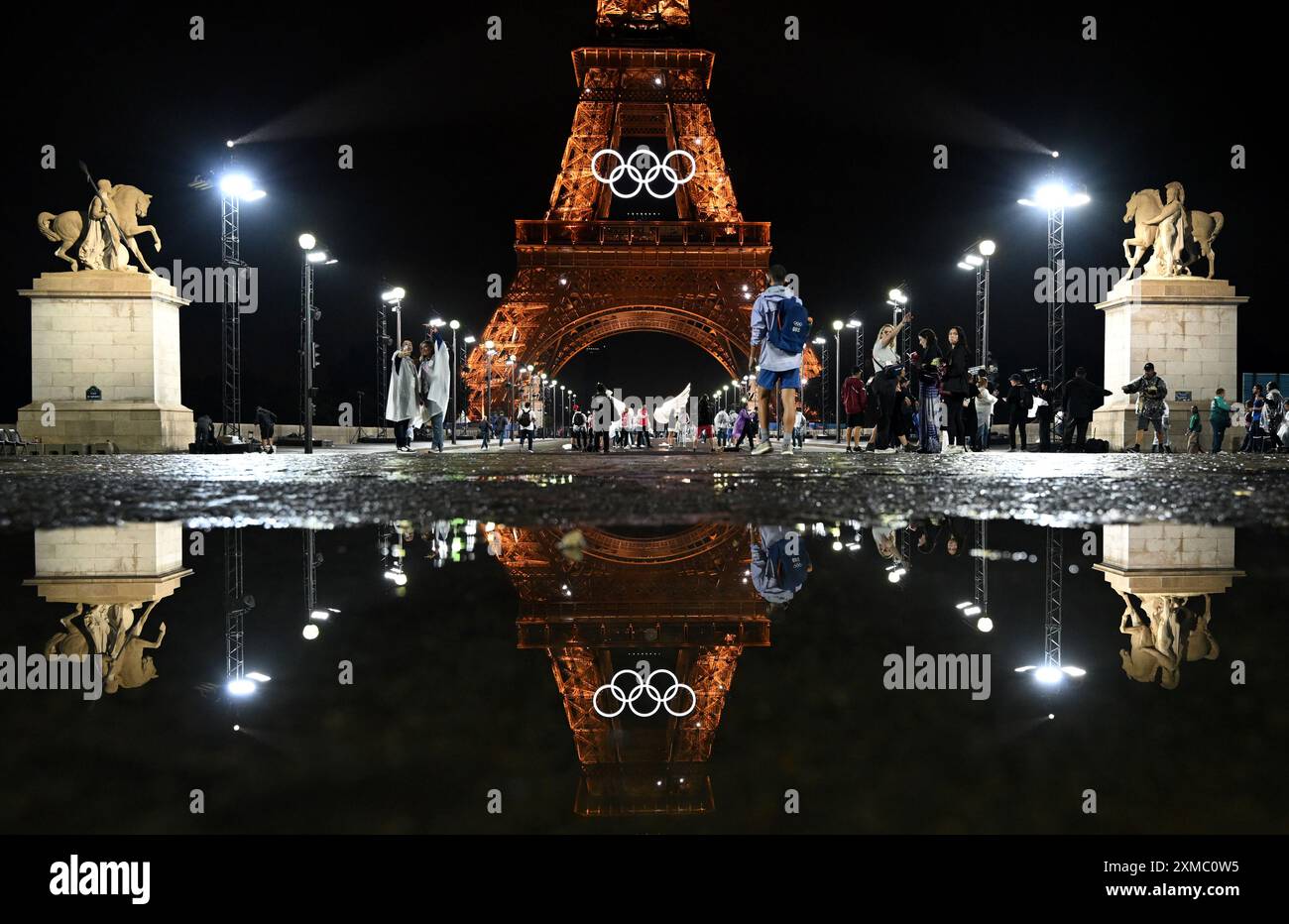 Paris, Frankreich. Juli 2024. Olympia, Paris 2024, Eröffnungszeremonie der Olympischen ...